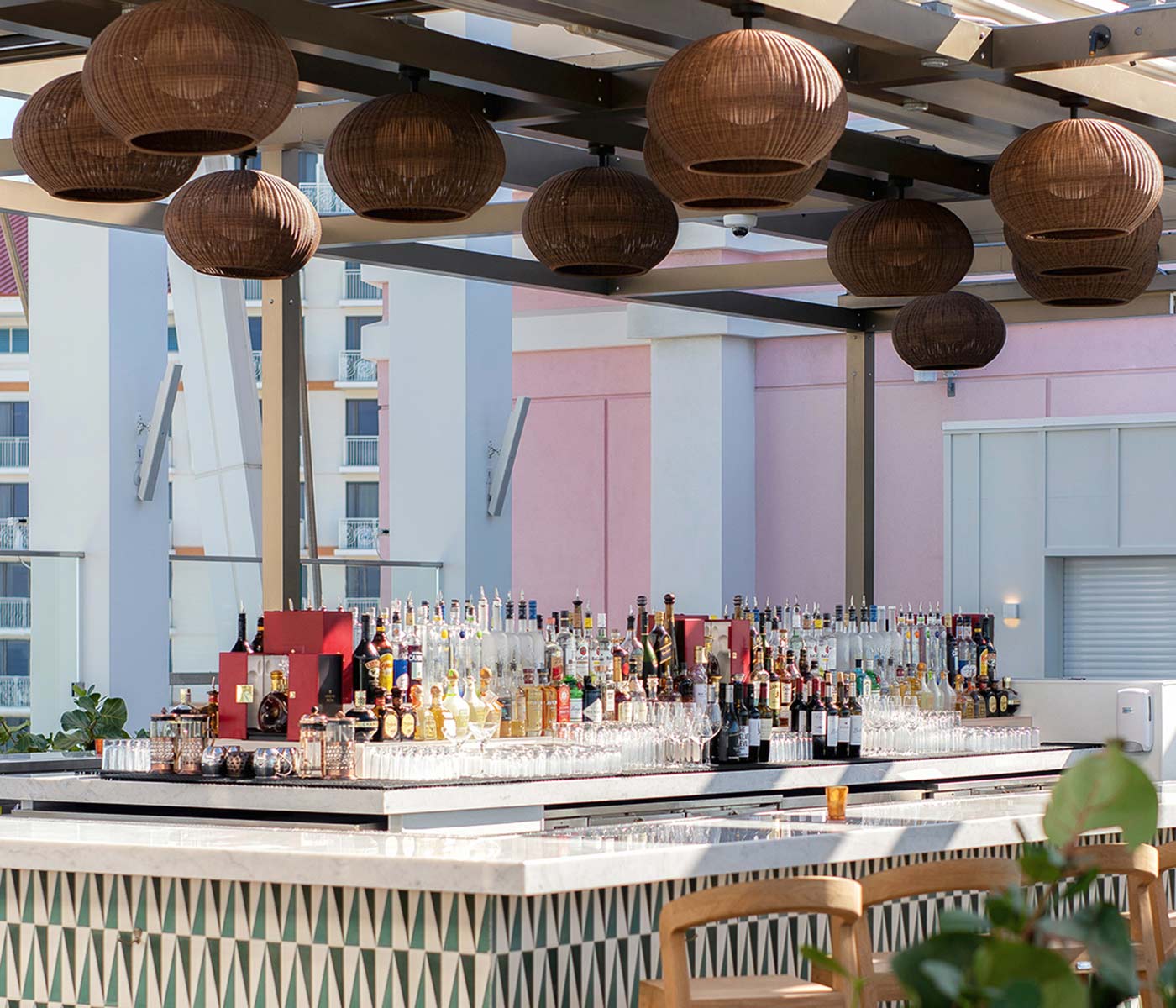 Skybar Rooftop Lounge | Caribbean Views | SLS Baha Mar