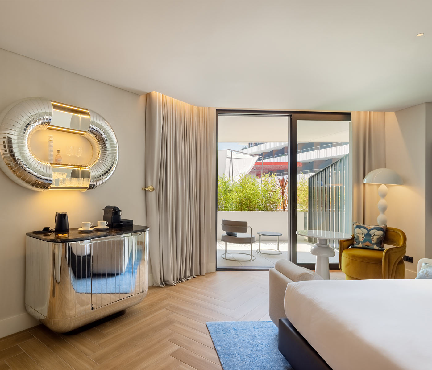 Luxury Marina View Suites with Private Terraces | SLS Barcelona
